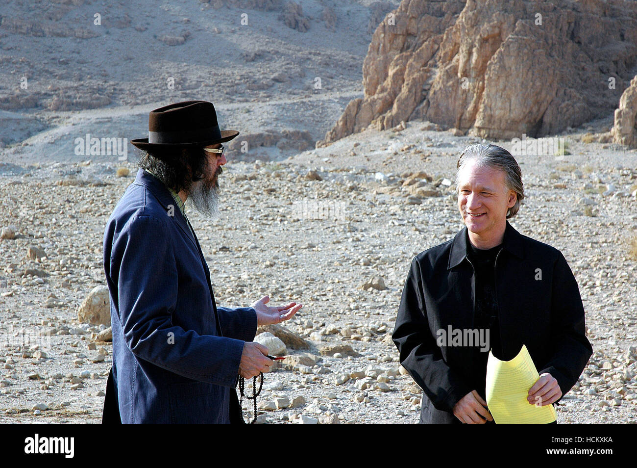 RELIGULOUS, director Larry Charles, Bill Maher, on set, 2008 ...