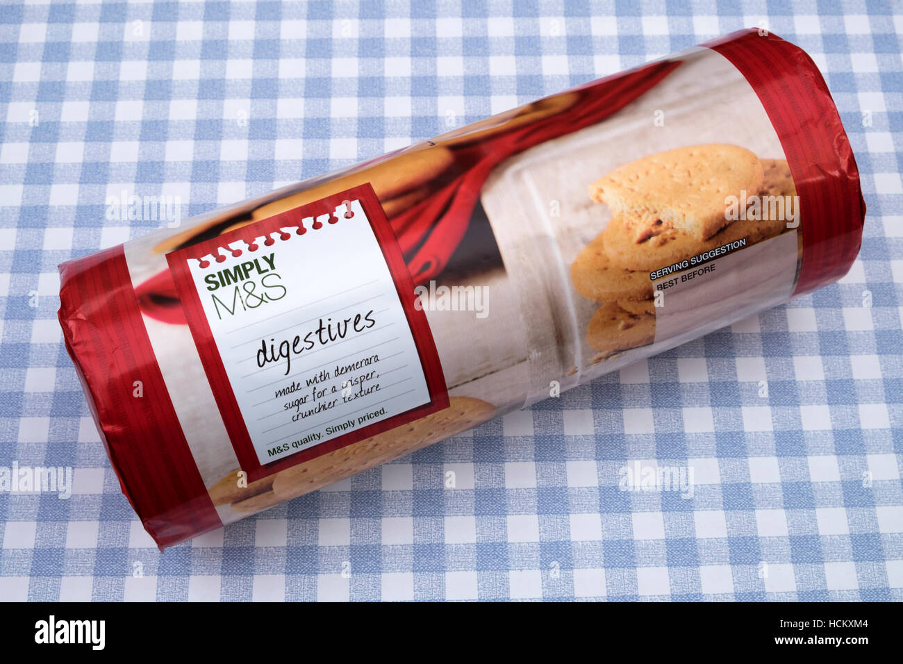 Simply M&S digestive biscuits Stock Photo - Alamy
