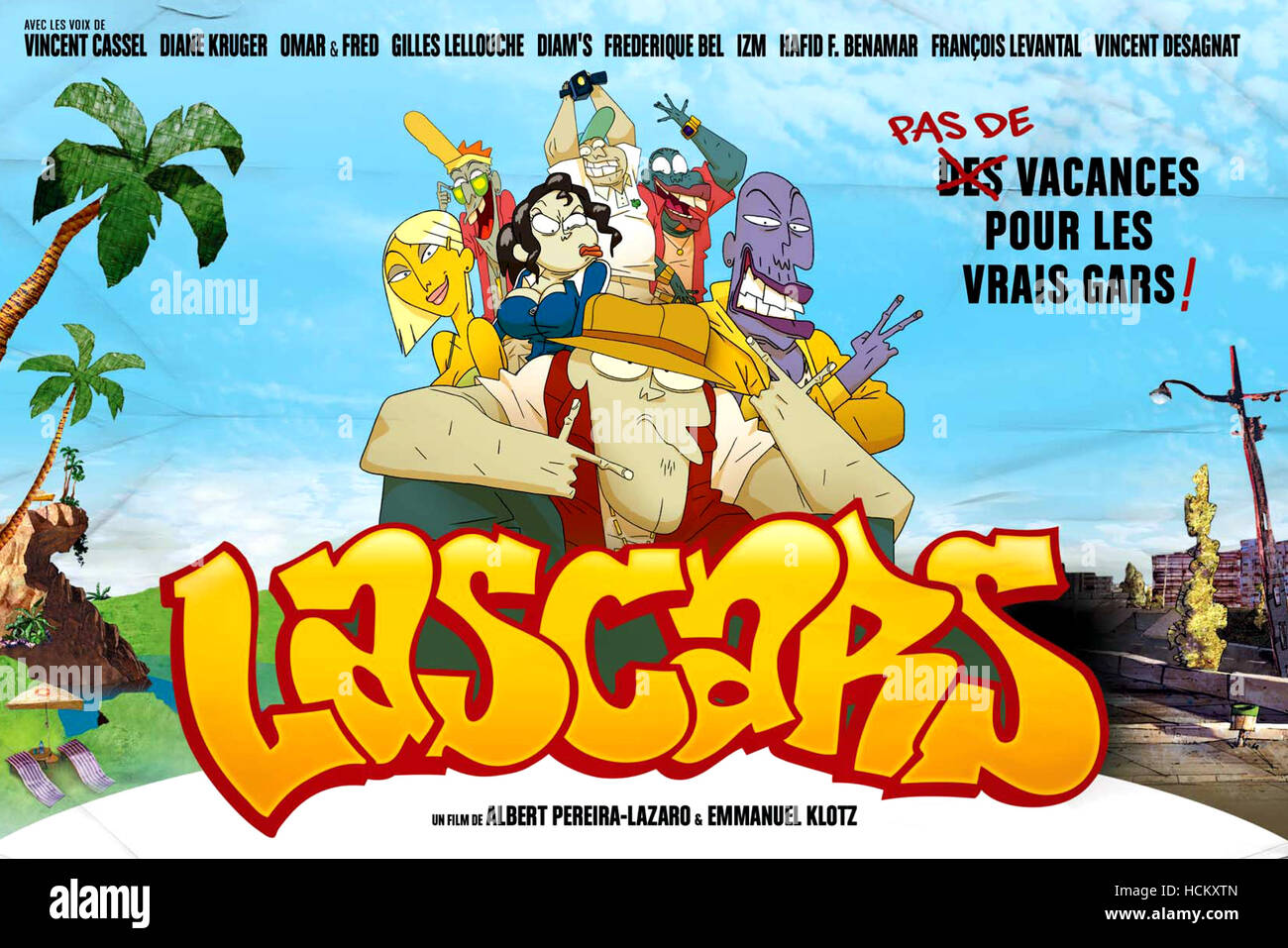 ROUND DA WAY, (aka LASCARS), French poster art, Tony Merguez (front ...