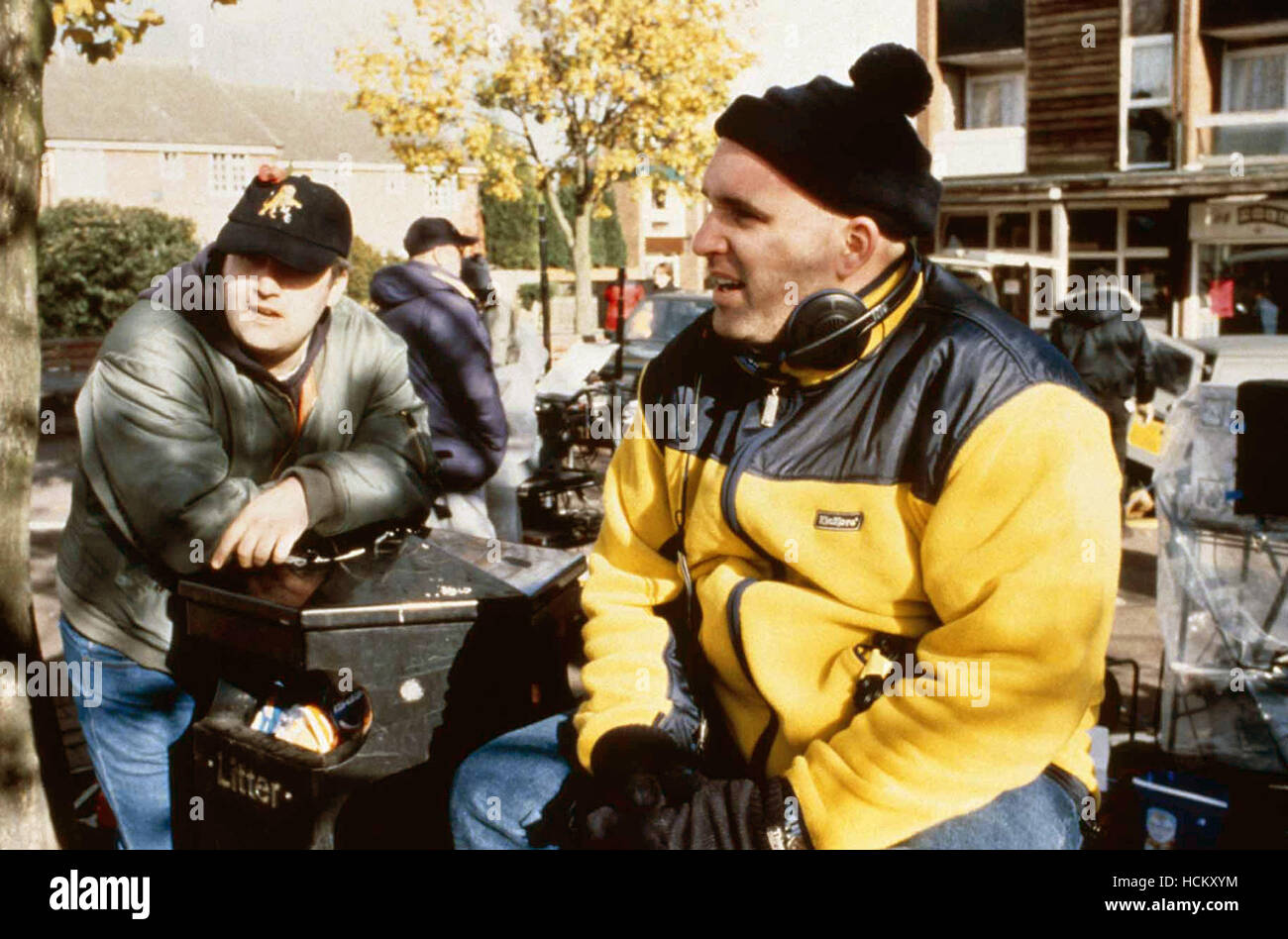 A ROOM FOR ROMEO BRASS, Frank Harper, director Shane Meadows, on set ...