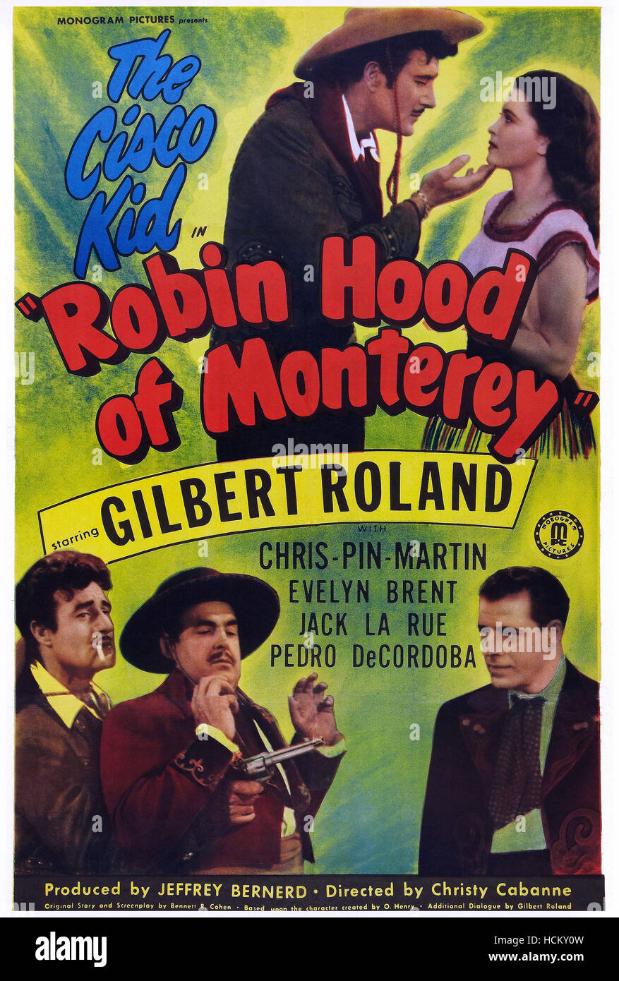 ROBIN HOOD OF MONTEREY, US poster art, top from left: Gilbert Roland ...