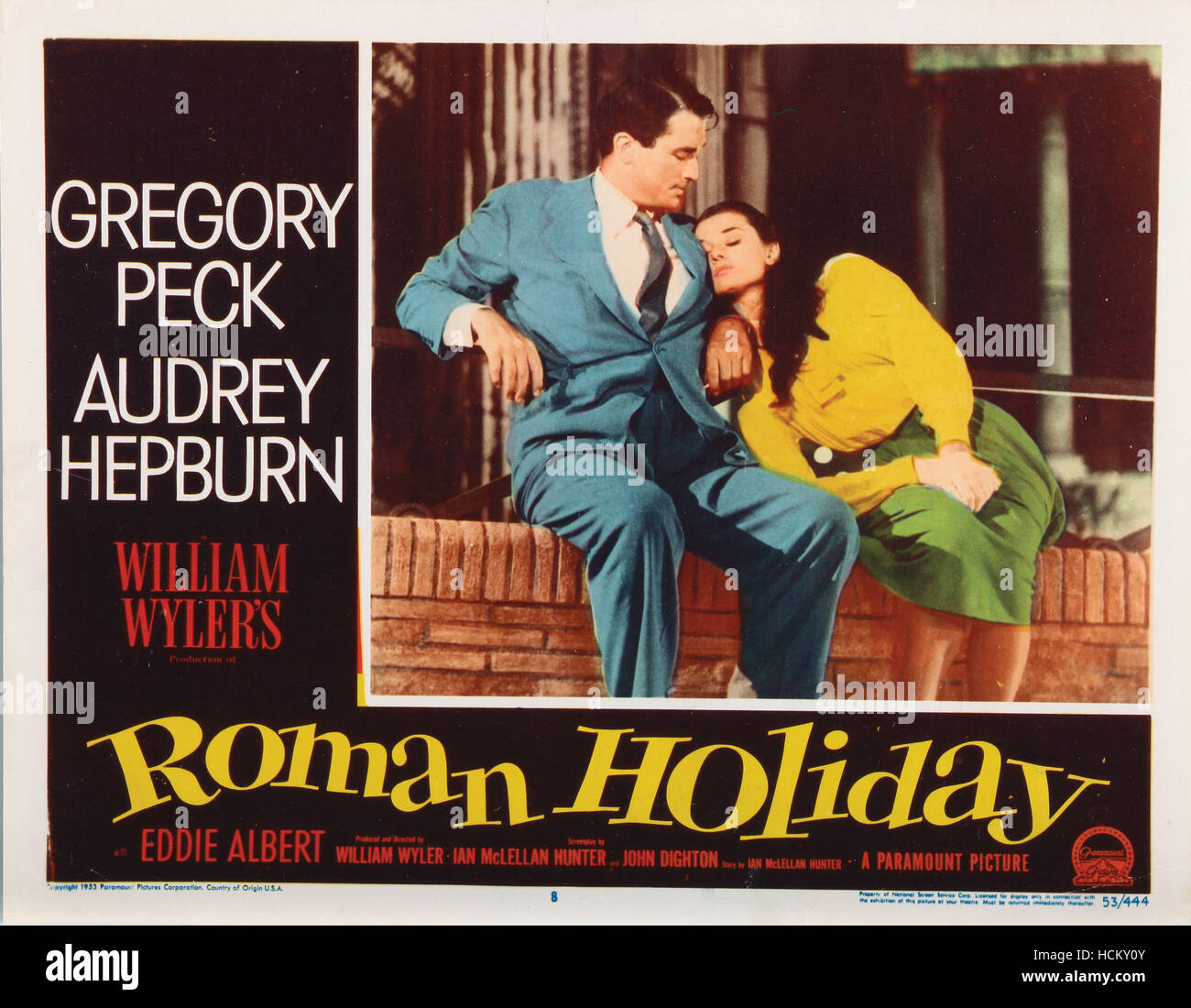 Audrey hepburn gregory peck poster hi-res stock photography and images ...