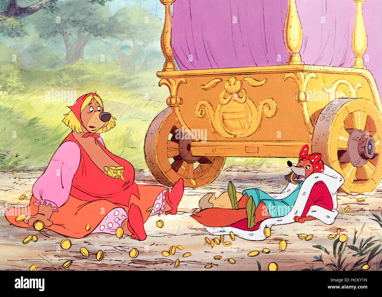 ROBIN HOOD, Little John, Robin Hood, 1973 Stock Photo - Alamy