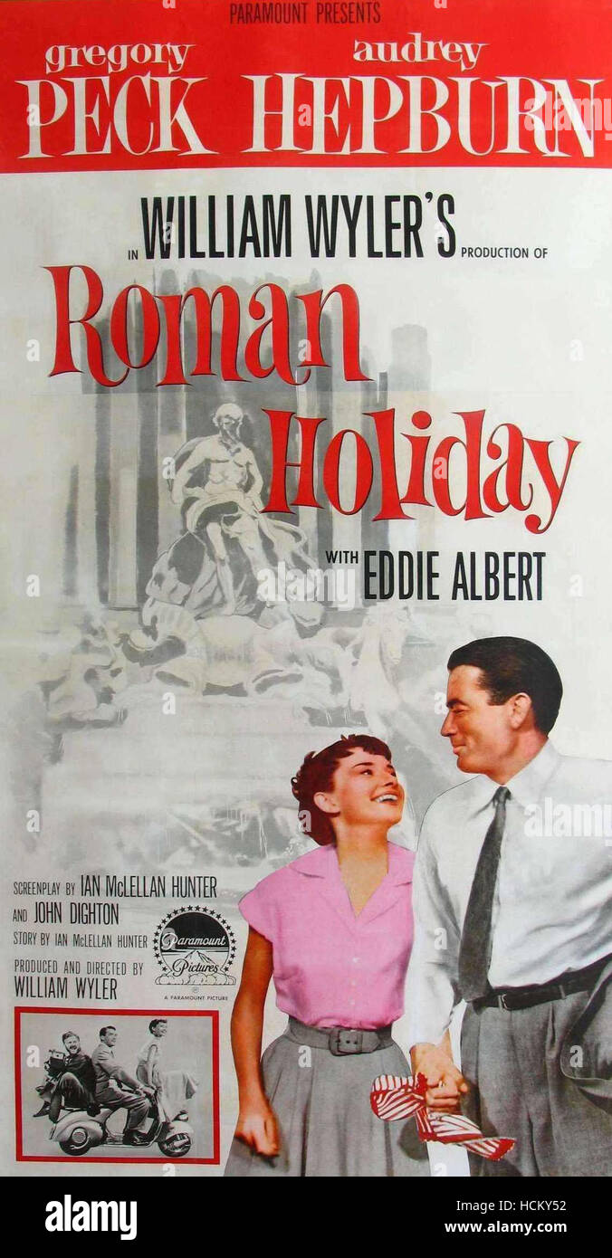 Roman holiday audrey hepburn hi-res stock photography and images - Alamy