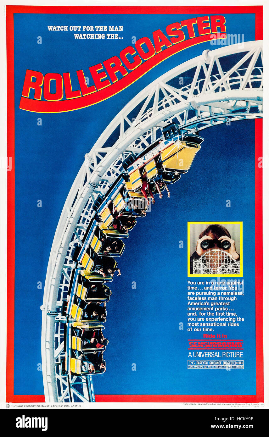 ROLLERCOASTER, poster art, 1977 Stock Photo - Alamy