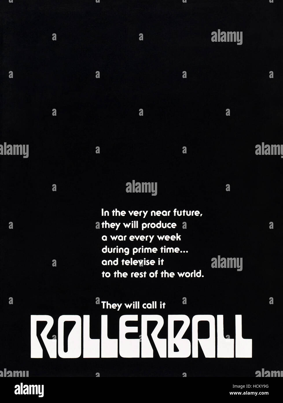 ROLLERBALL, US poster, 1975 Stock Photo - Alamy