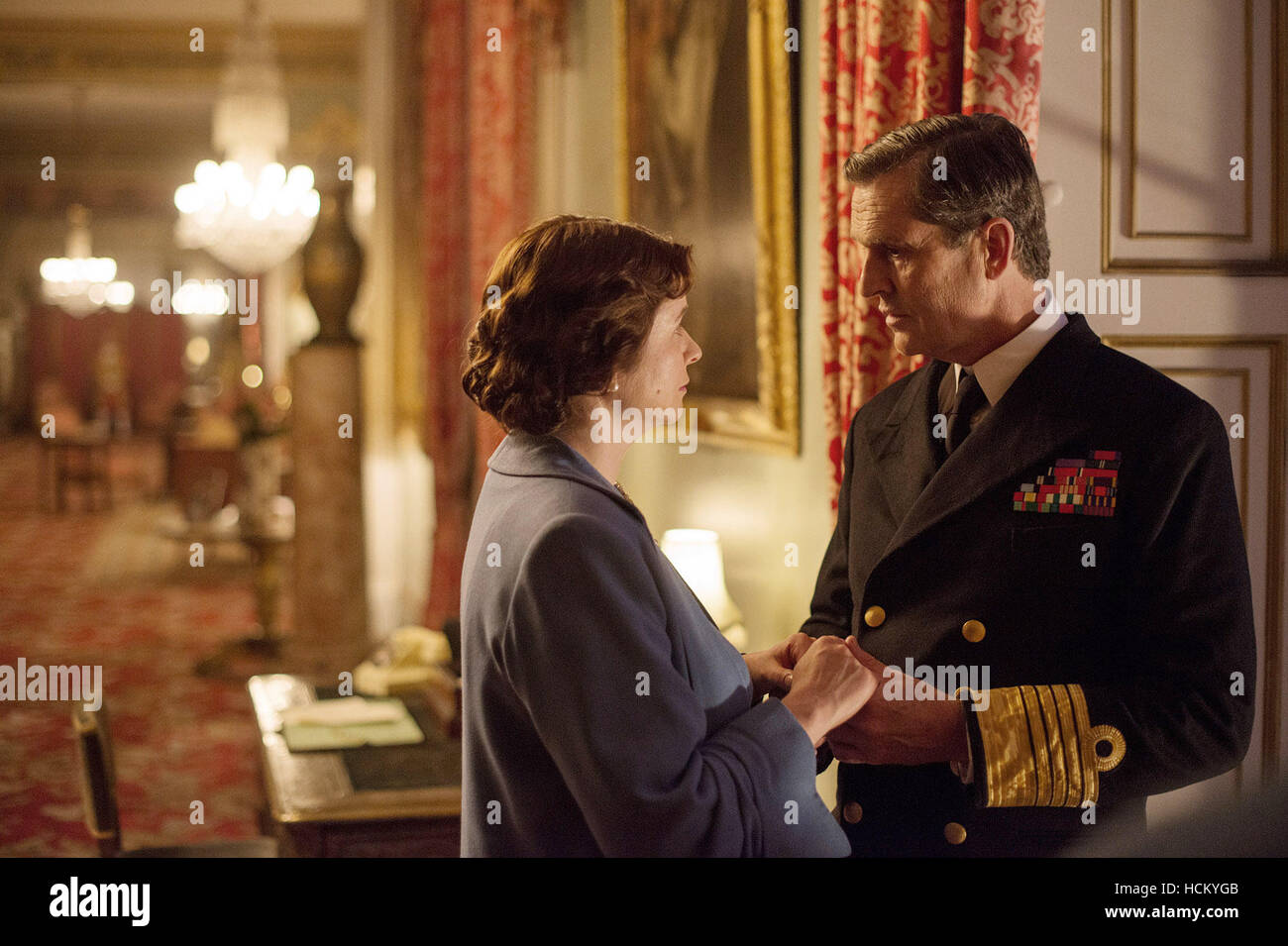 A ROYAL NIGHT OUT, from left: Emily Watson, as Queen Elizabeth, Rupert ...