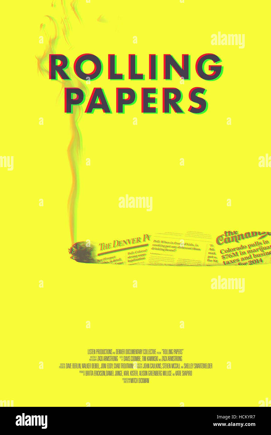 ROLLING PAPERS, poster art, 2015. © Alchemy / courtesy Everett ...