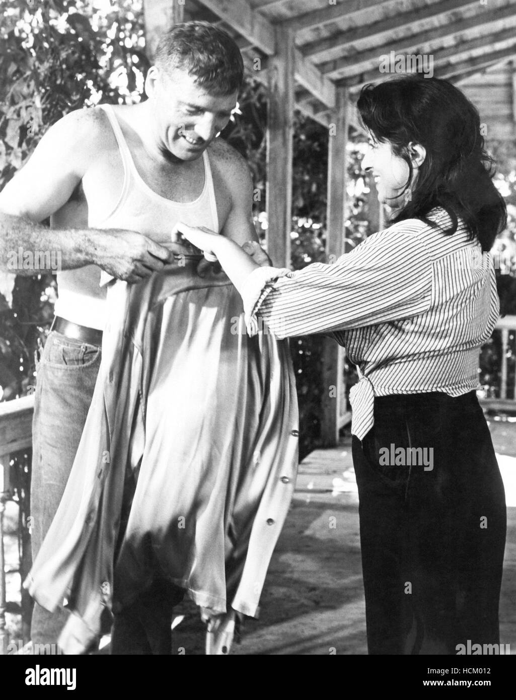 THE ROSE TATTOO, from left: Burt Lancaster, Anna Magnani, 1955 Stock ...