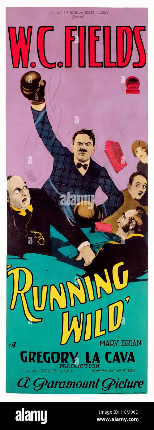 RUNNING WILD, W.C.Fields, 1927 Stock Photo - Alamy