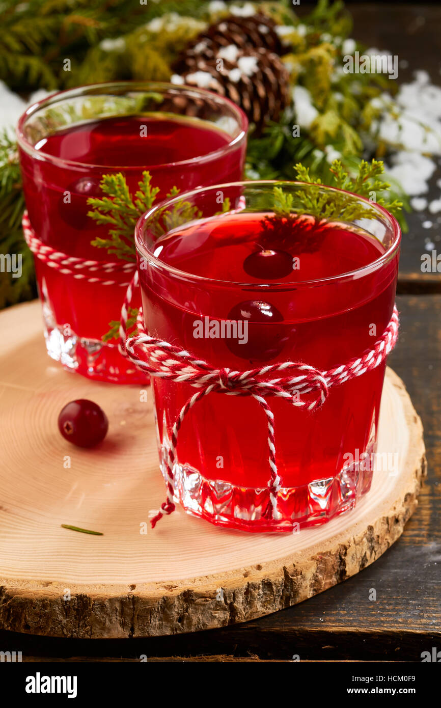Glass with cranberry juice hi-res stock photography and images - Alamy
