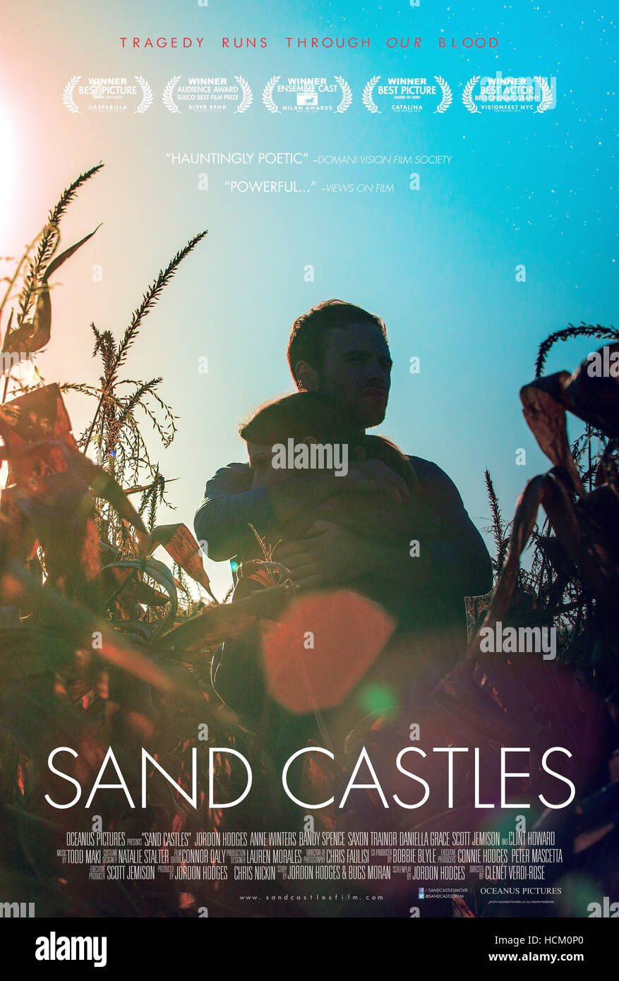 SAND CASTLES, poster art, Jordon Hodges (back), Anne Winters, 2014 ...