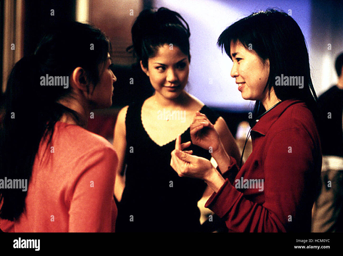 SAVING FACE, Michelle Krusiec, Lynn Chen, director Alice Wu on set, 2005, (c) Sony Pictures ...