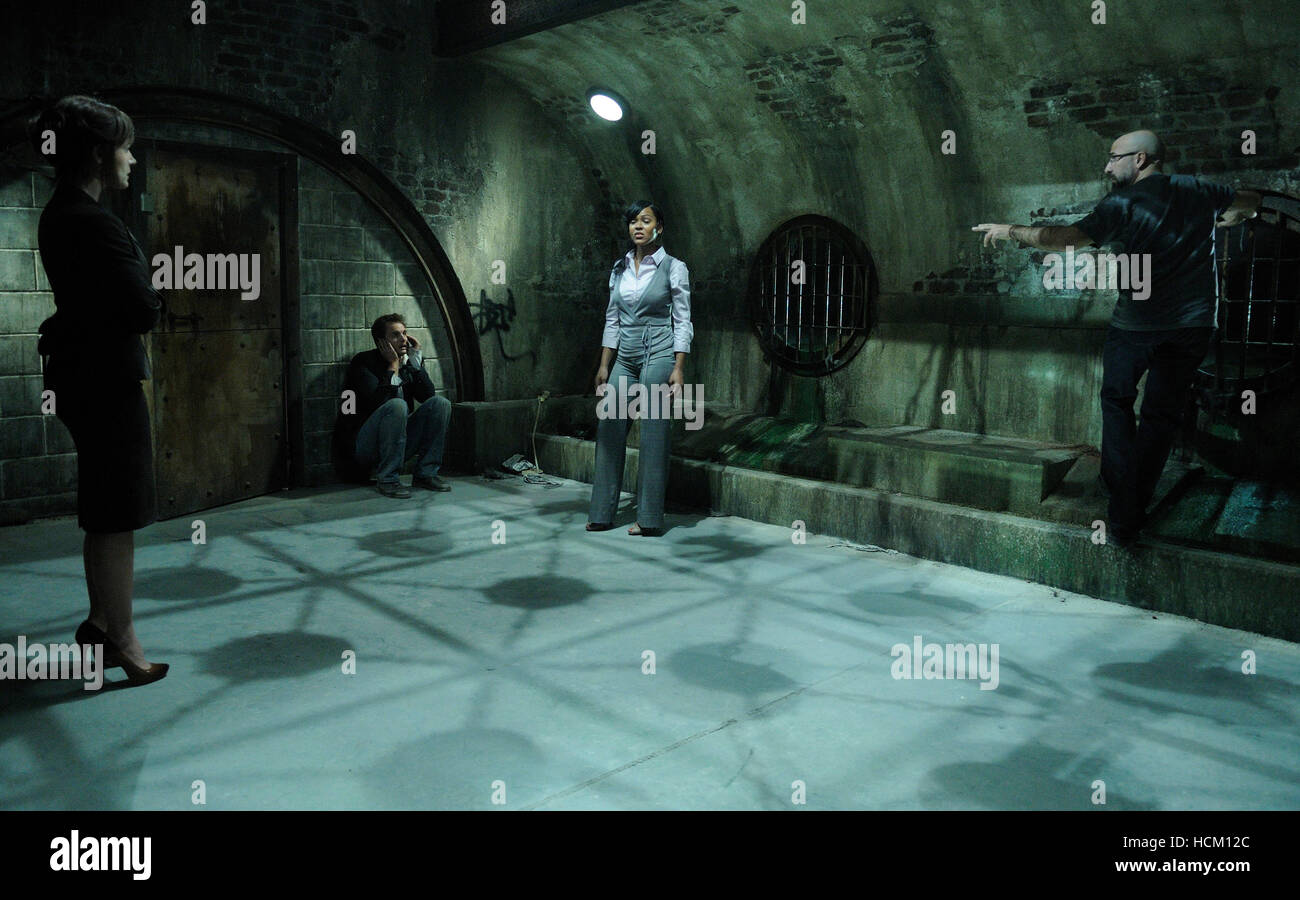 SAW V, (aka SAW 5), from left: Julie Benz, Greg Bryk, Meagan Good, Carlo Rota, 2008. ©Lions Gate ...