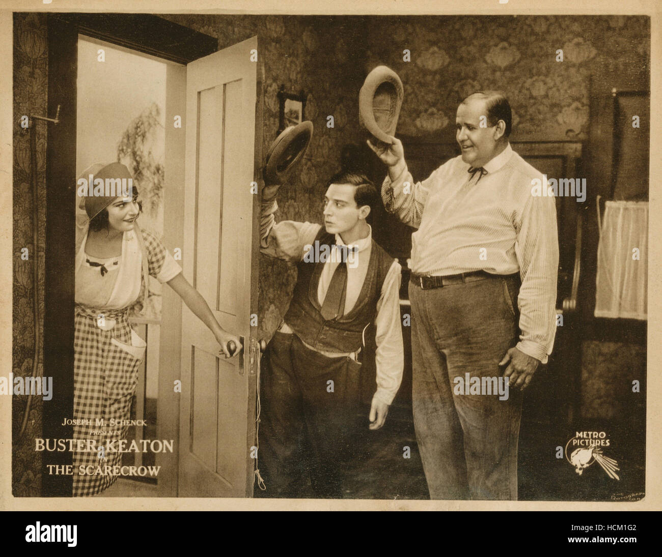 THE SCARECROW, l-r: Sybil Seely, Buster Keaton, Joe Roberts on ...