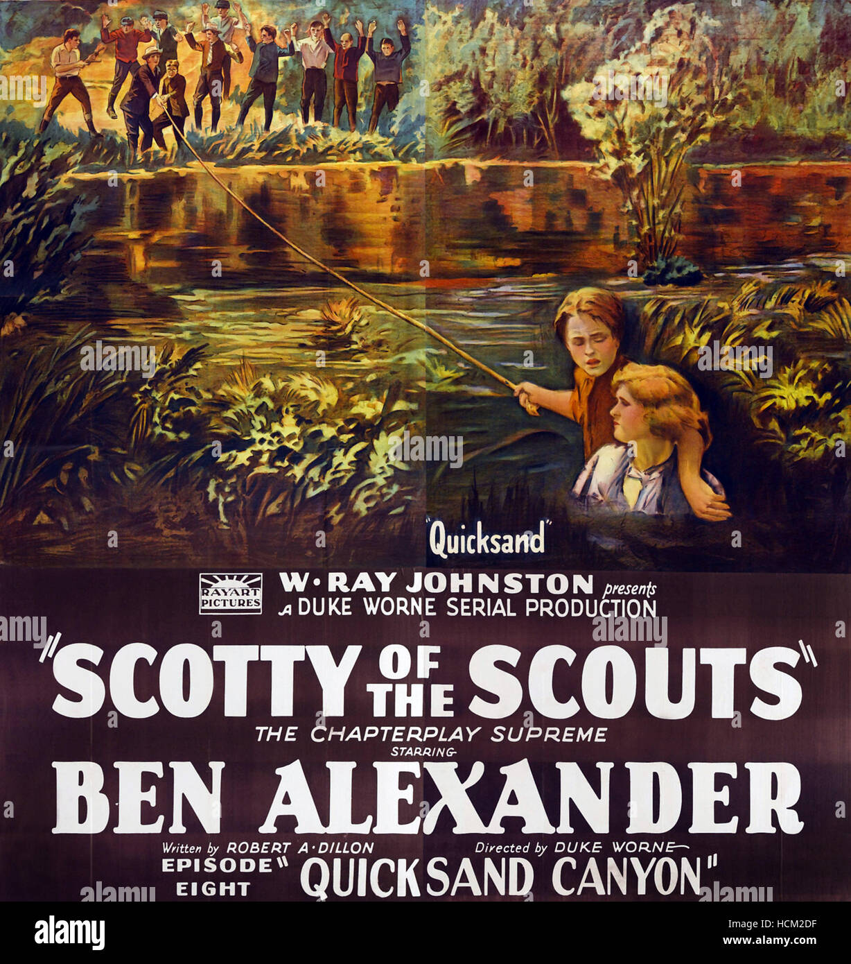 SCOTTY OF THE SCOUTS, Ben Alexander (foreground left), chapter 8 ...