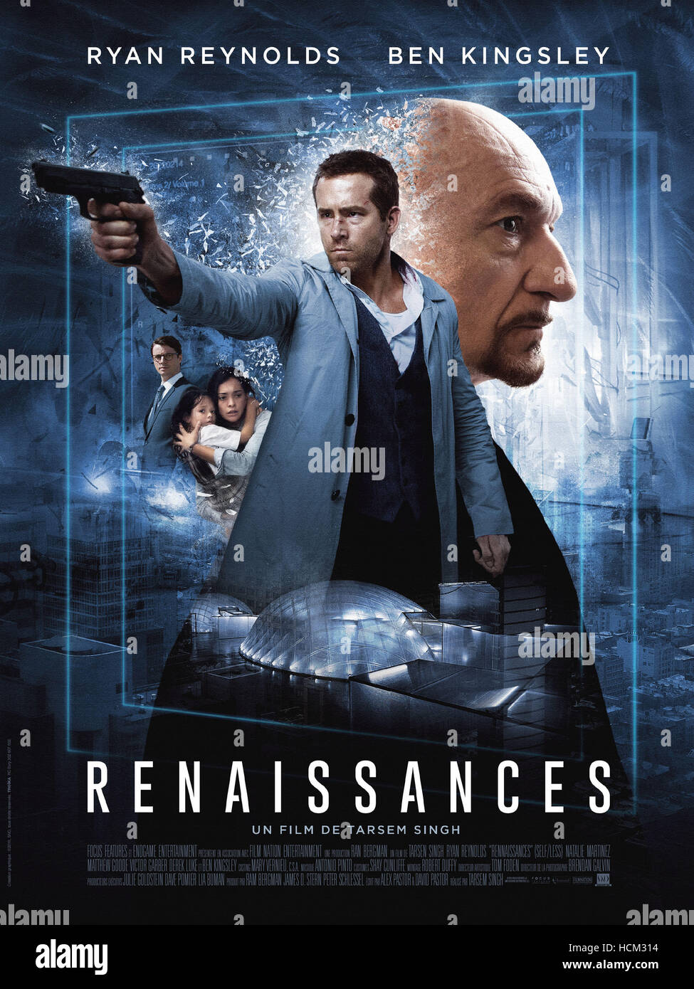 SELF/LESS, (aka SELFLESS, aka RENAISSANCES), French poster, from left ...