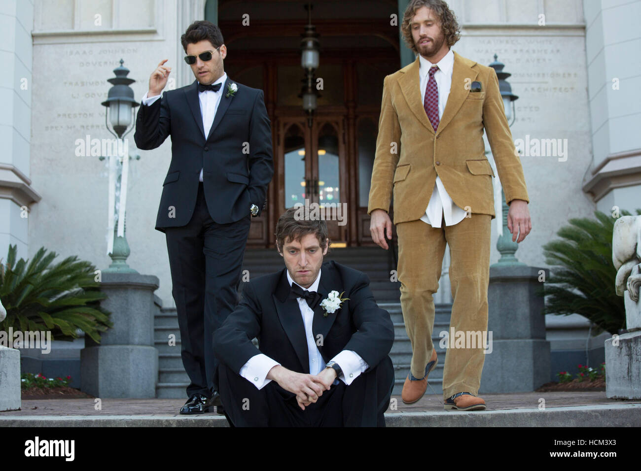 SEARCH PARTY, from left: Adam Pally, Thomas Middleditch, T.J. Miller ...