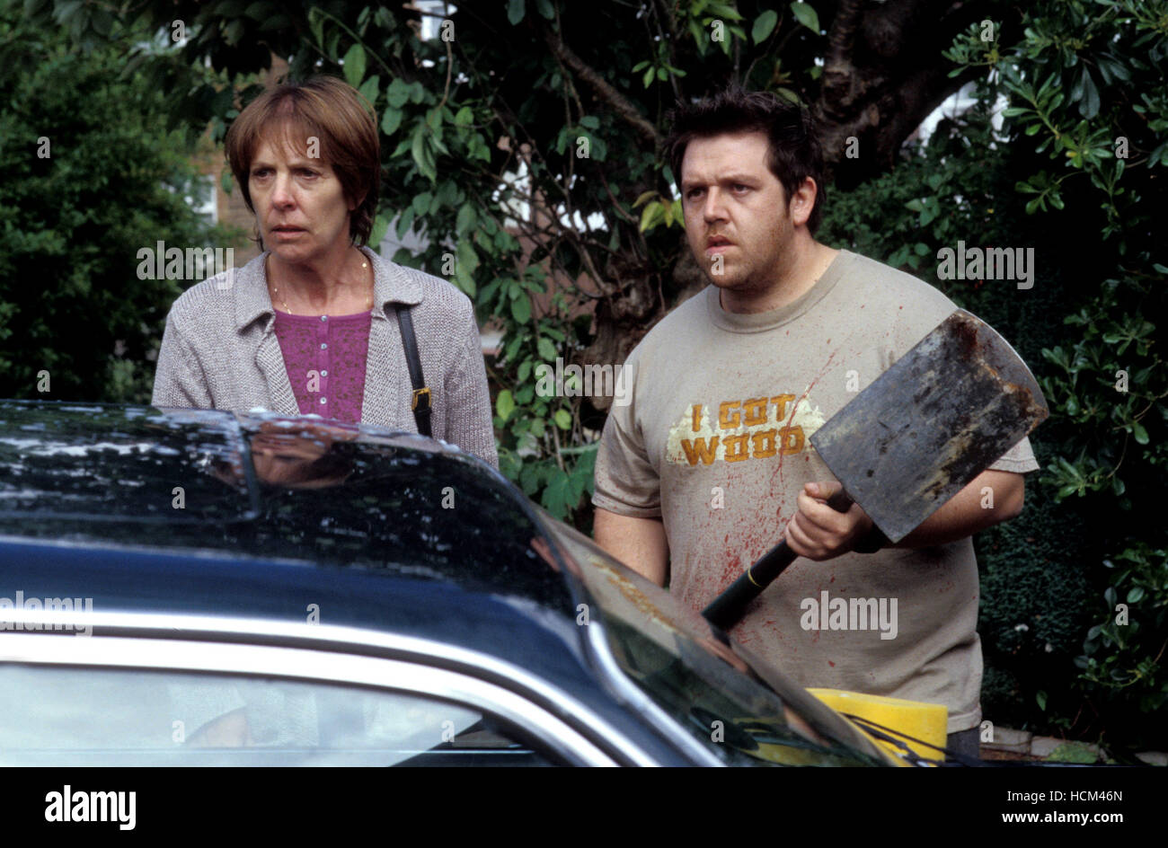 SHAUN OF THE DEAD, Penelope Wilton, Nick Frost, 2004, (c) Rogue ...