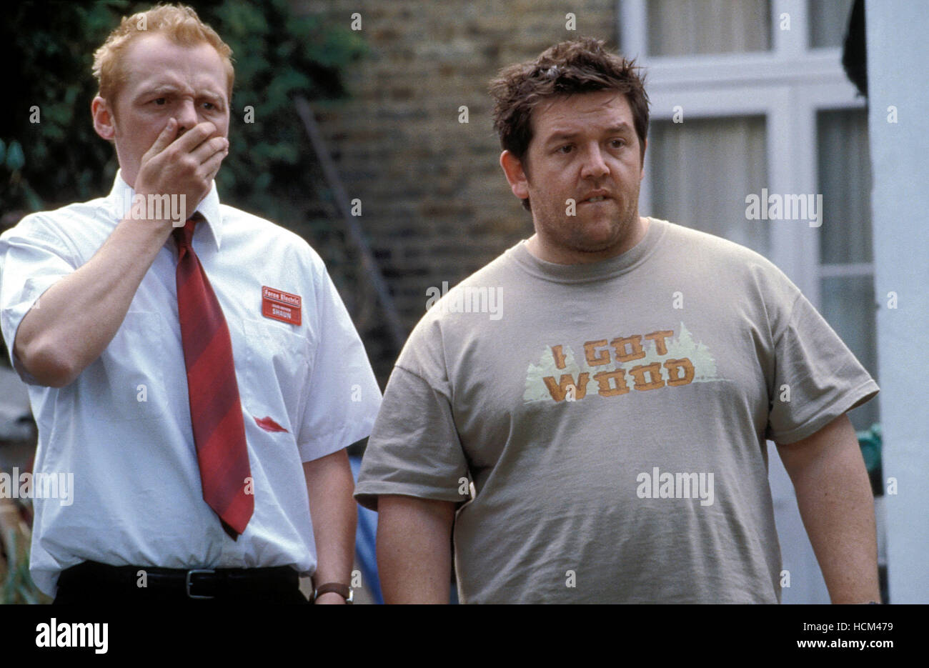 SHAUN OF THE DEAD, Simon Pegg, Nick Frost, 2004, (c) Rogue Pictures ...