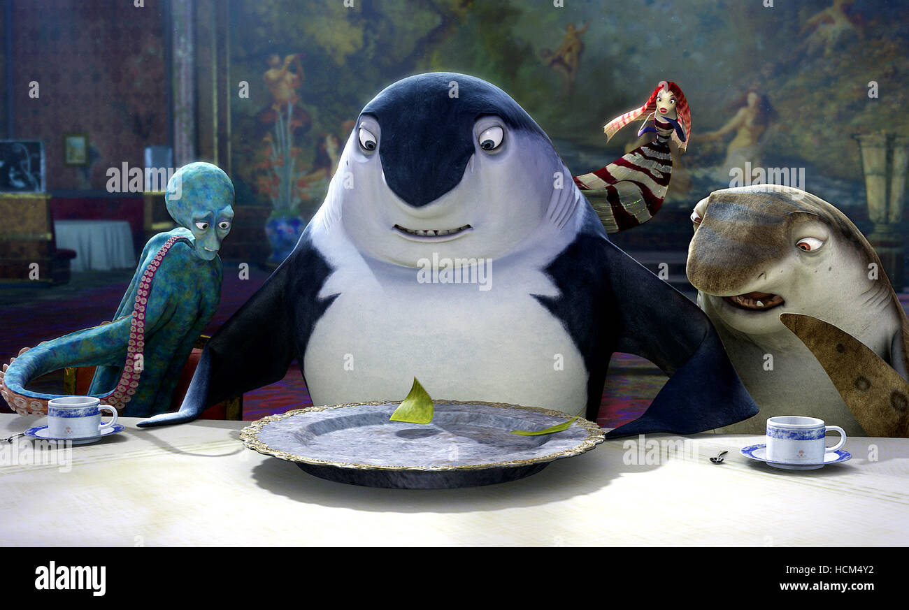 SHARK TALE, Luca, Don Lino, Lola, Don Feinberg, 2004, (c) DreamWorks ...