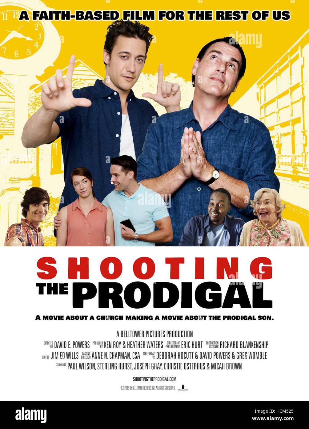 SHOOTING THE PRODIGAL, poster, top, from left: Sterling Hurst, Paul Wilson, bottom: Christie ...