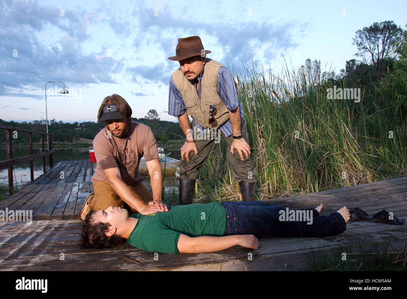 SHERMAN'S WAY, back, from left: James LeGros, Enrico Colantoni, front ...