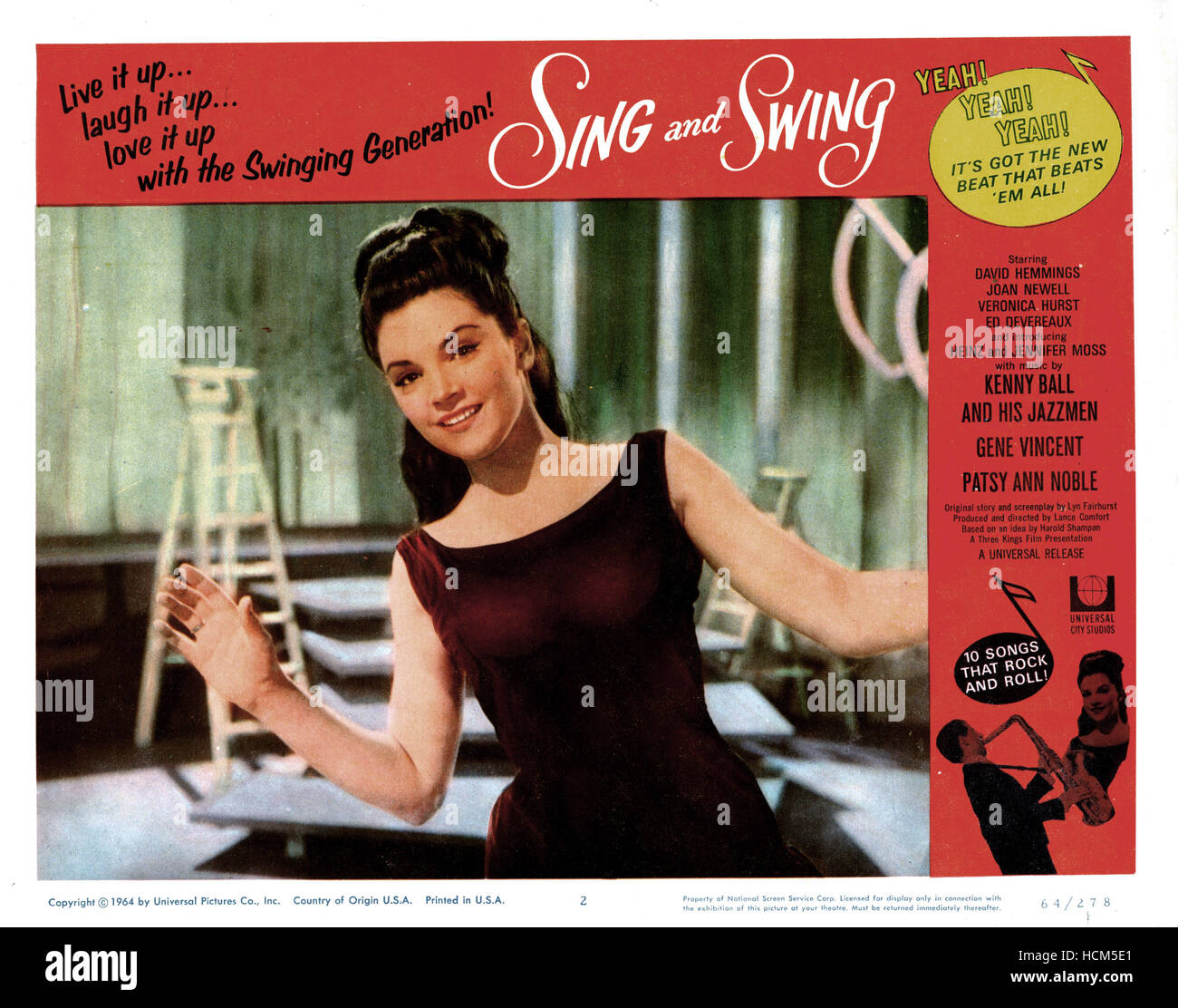 SING AND SWING, (aka LIVE IT UP), Patsy Ann Noble, 1963 Stock Photo - Alamy