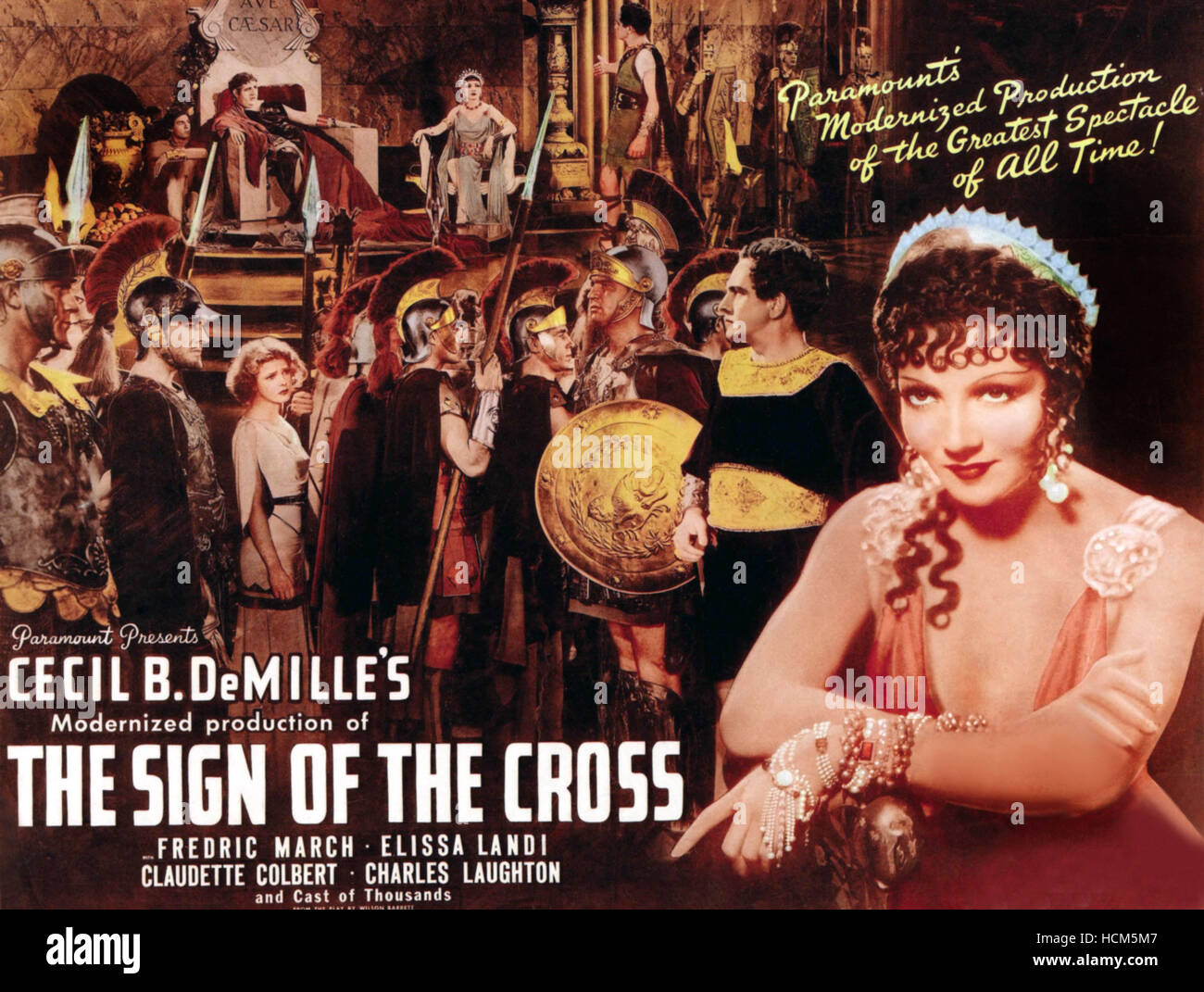 THE SIGN OF THE CROSS, second from bottom right: Fredric March, far ...