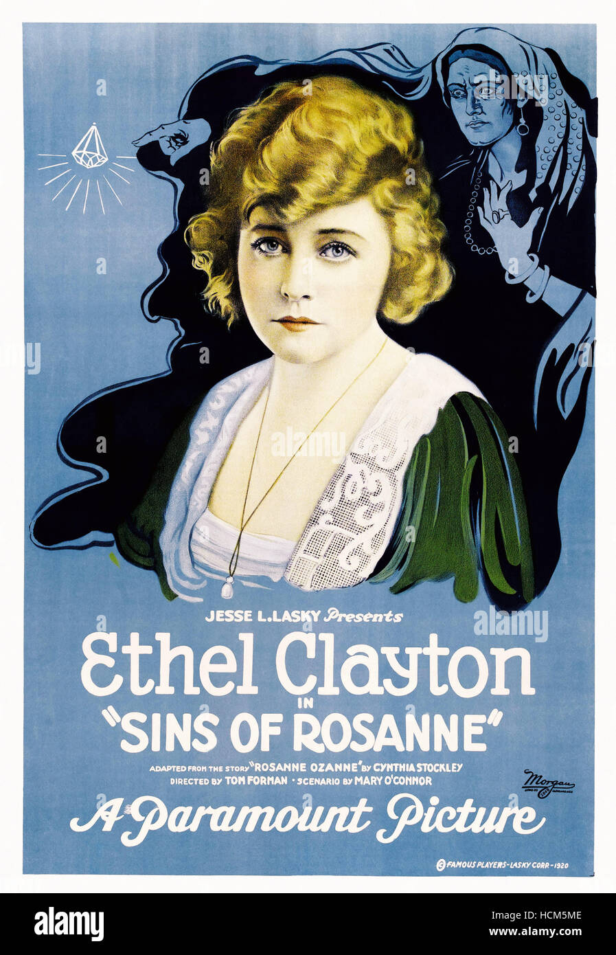 THE SINS OF ROSANNE, US poster art, Ethel Clayton, 1920 Stock Photo - Alamy
