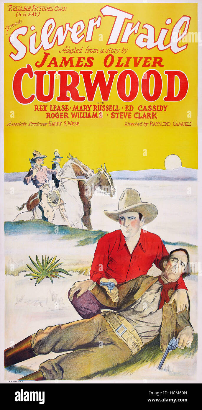 THE SILVER TRAIL, US poster art, 1937 Stock Photo - Alamy