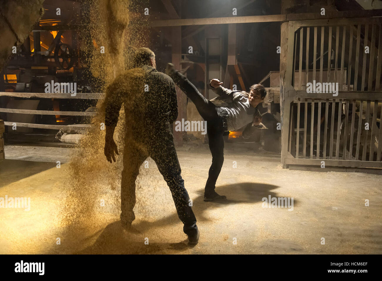SKIN TRADE, from left: Ron Perlman, Tony Jaa, 2014. ph: Lori Barnhart ...