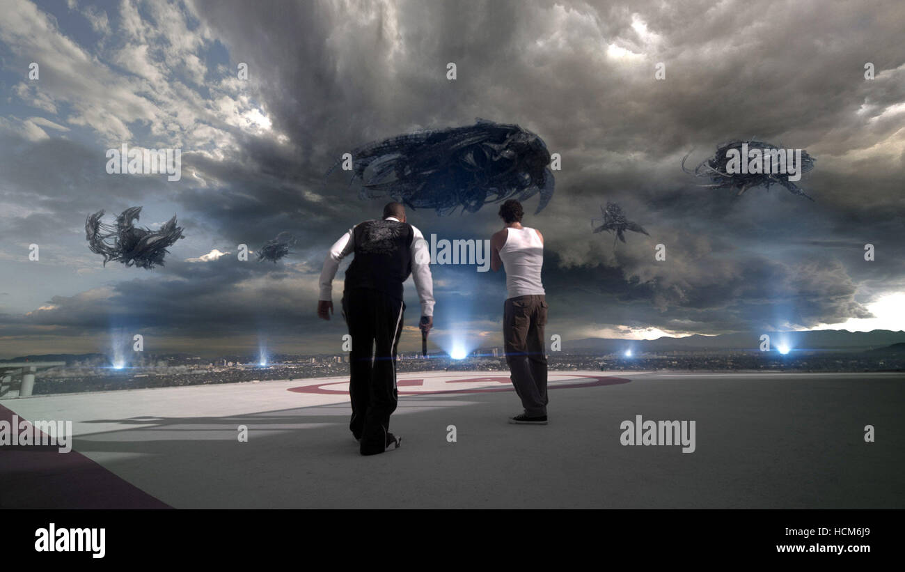 SKYLINE, from left: Donald Faison, Eric Balfour, 2010. ph: The Brothers ...