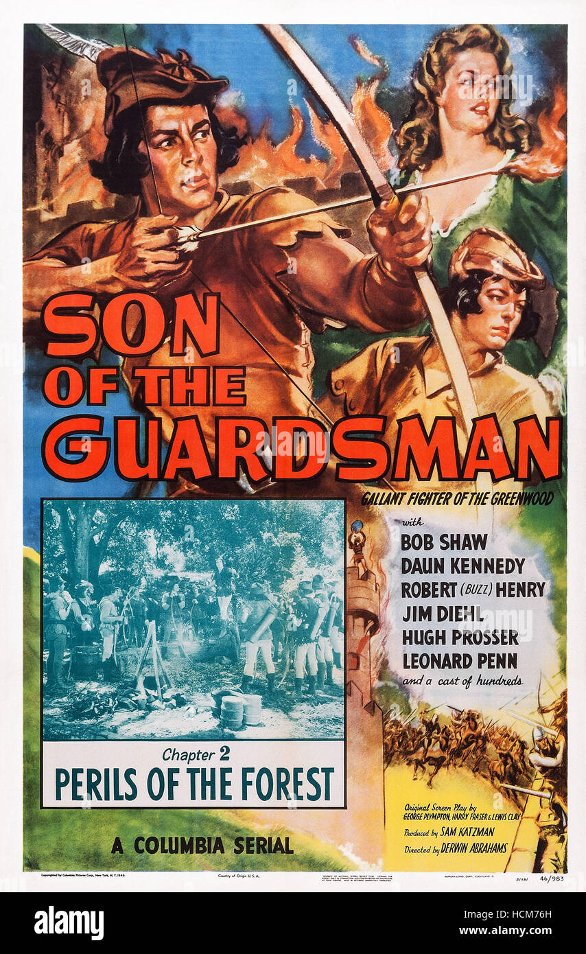 SON OF THE GUARDSMAN, clockwise l-r: from left: Bob Shaw, Daun Kennedy ...