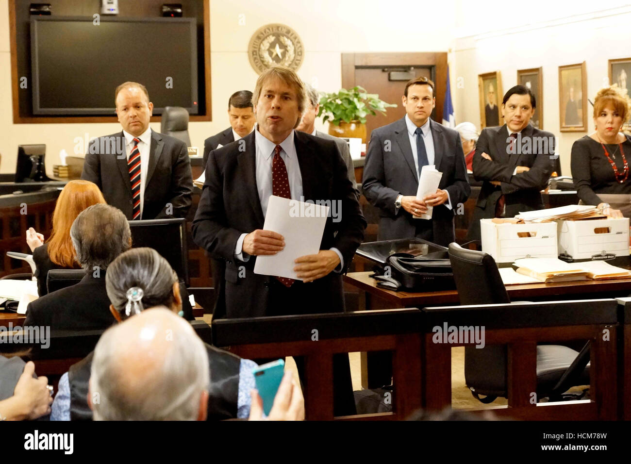 SOUTHWEST OF SALEM: THE STORY OF THE SAN ANTONIO FOUR, foreground: Mike ...