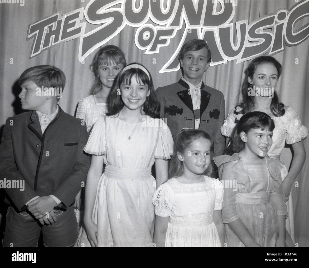 THE SOUND OF MUSIC, back row: Heather Menzies, Nicholas Hammond; second ...