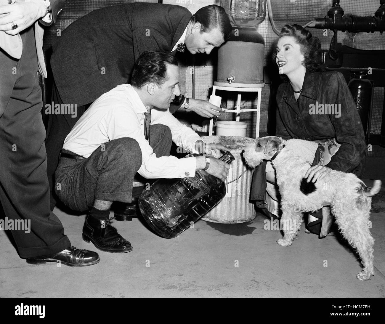 SONG OF THE THIN MAN, from left: on-set publicity shot of cast members ...