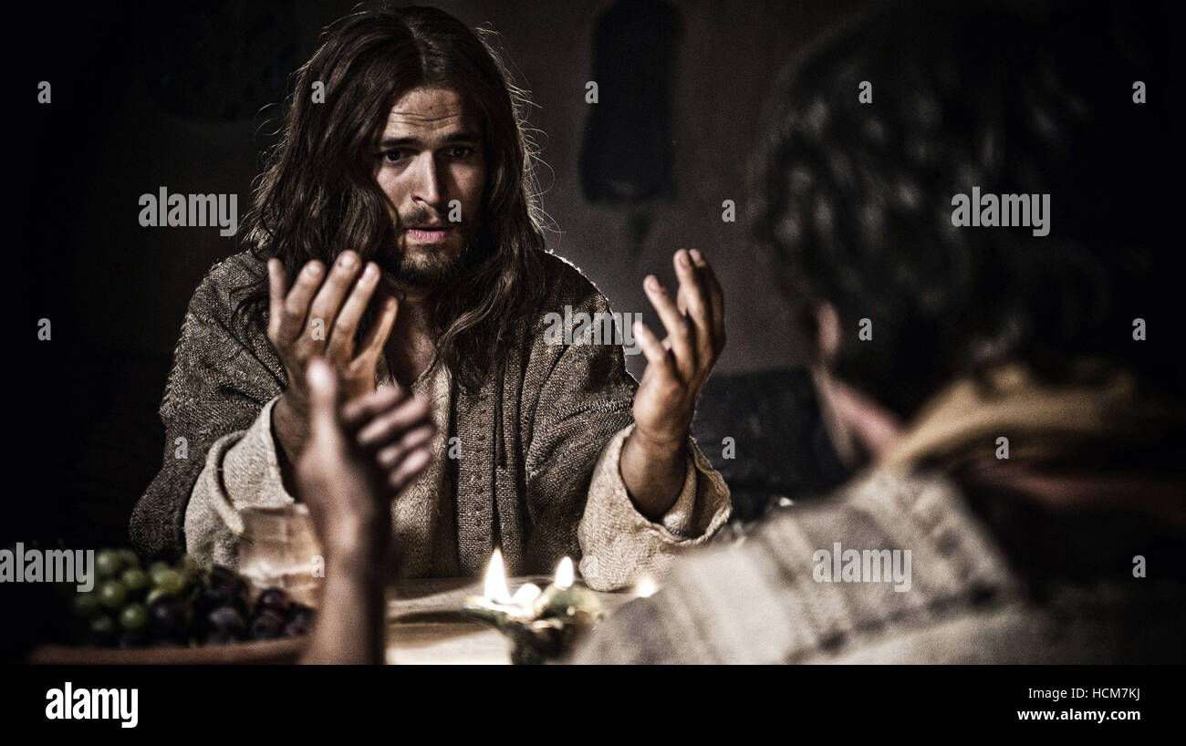 SON OF GOD, Diogo Morgado as Jesus Christ at the Last Supper, 2014. ph ...