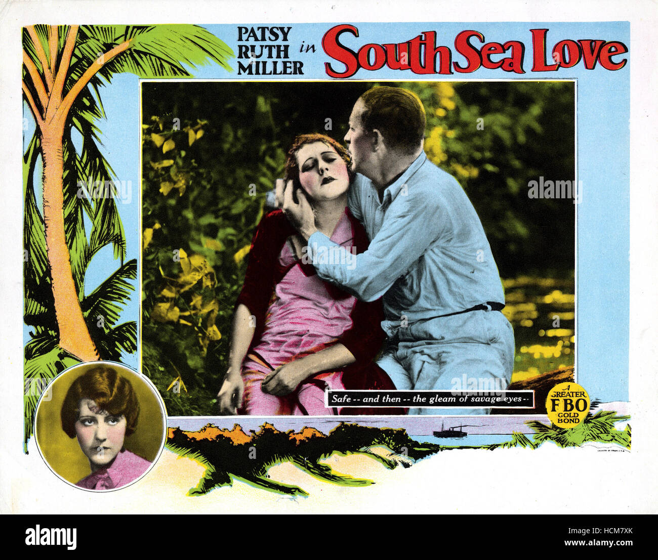 SOUTH SEA LOVE, from left, Patsy Ruth Miller, Harry Crocker, 1927 Stock ...