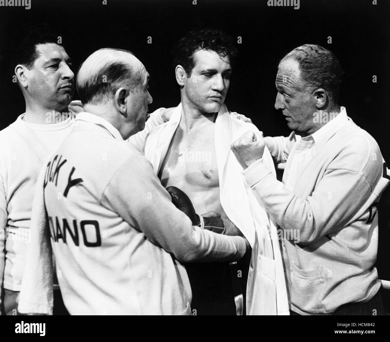 SOMEBODY UP THERE LIKES ME, Sammy White (second left), Paul Newman ...