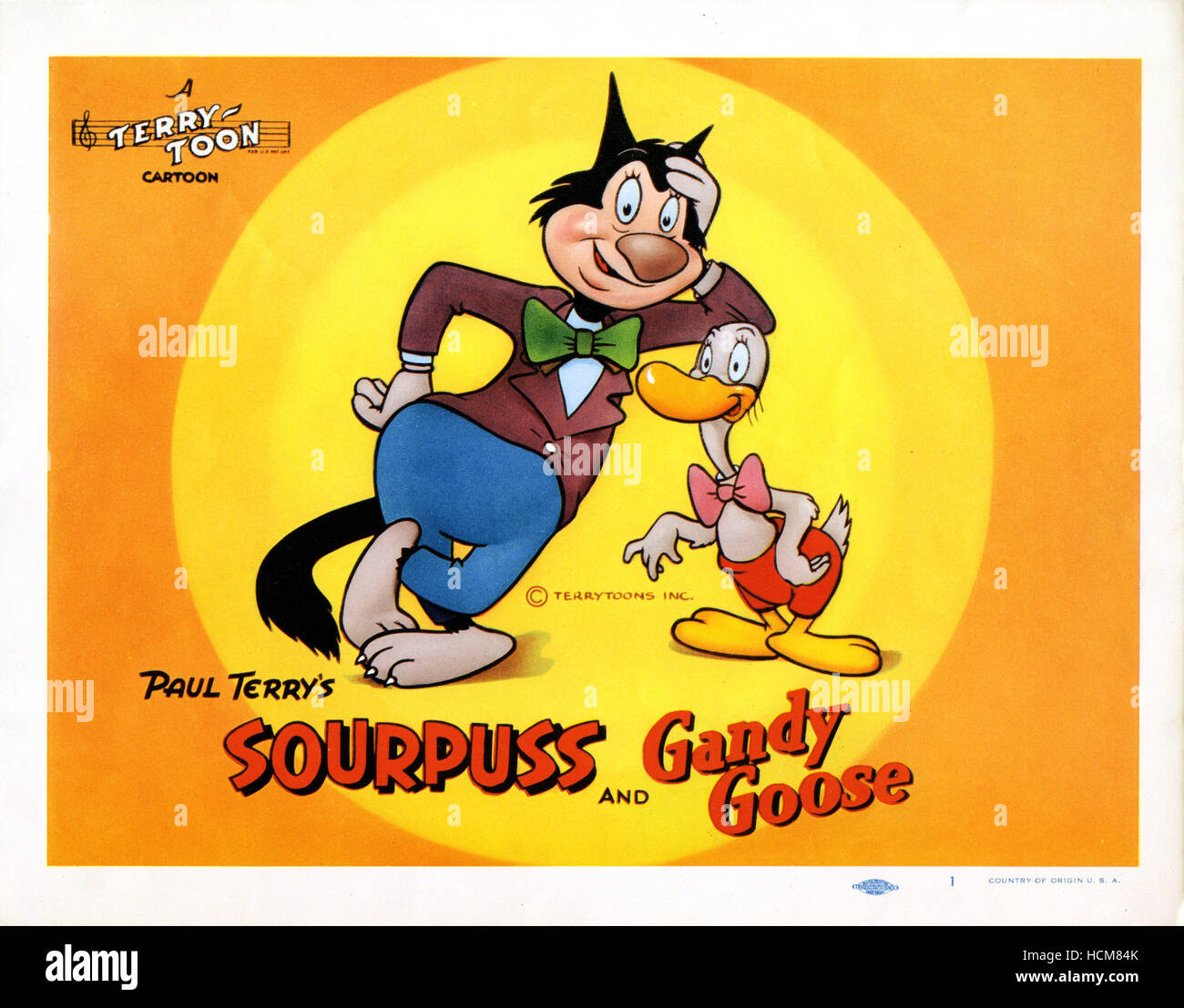 SOURPUSS AND GANDY GOOSE, ca. 1940s-50s Stock Photo - Alamy