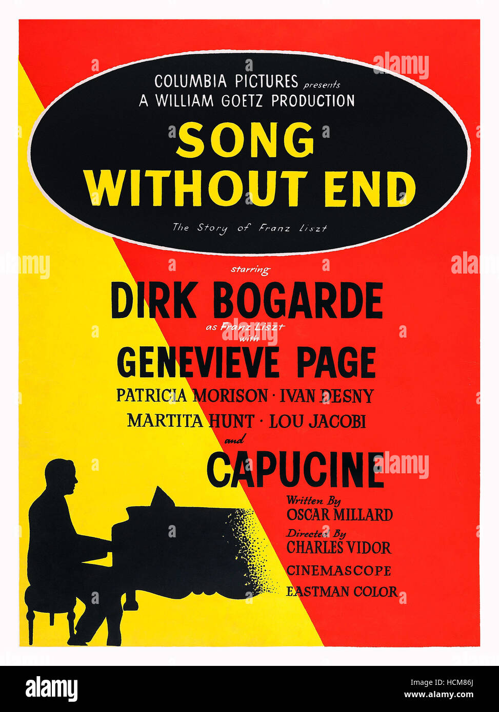 SONG WITHOUT END, poster art, 1960 Stock Photo - Alamy