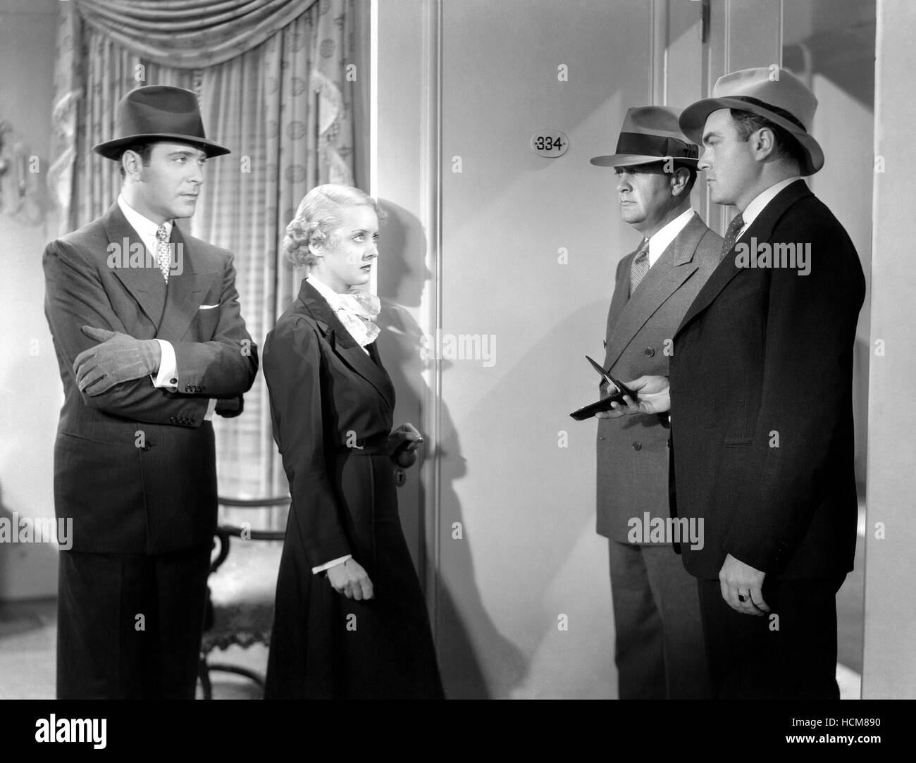 SPECIAL AGENT, Ricardo Cortez, Bette Davis, Jack Mower, James Flavin ...
