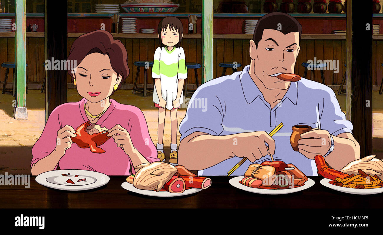 SPIRITED AWAY, (SEN TO CHIHIRO NO KAMIKAKUSHI), Chihiro's mother ...