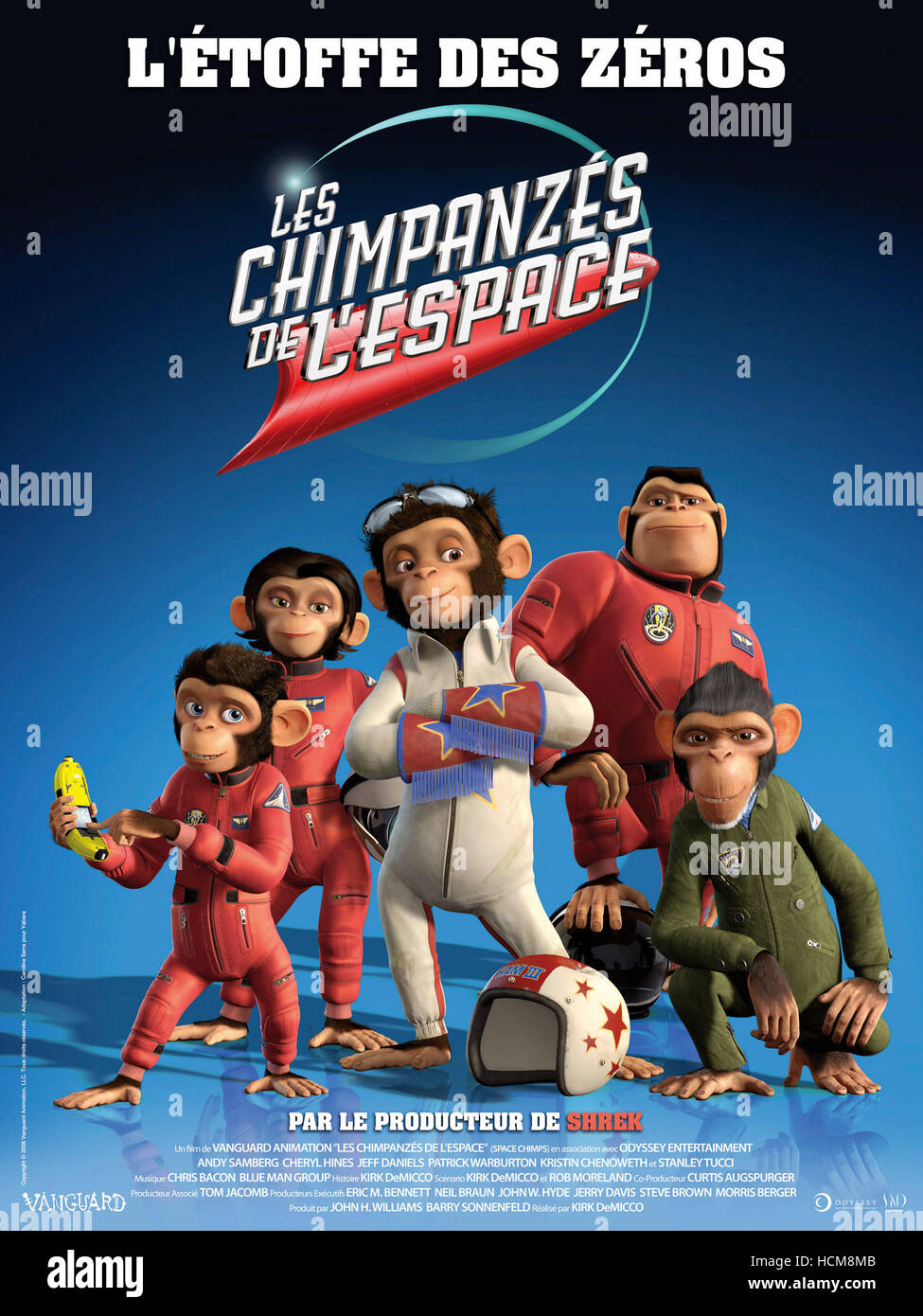 SPACE CHIMPS, French poster art, 2008. TM and ©Copyright Twentieth ...