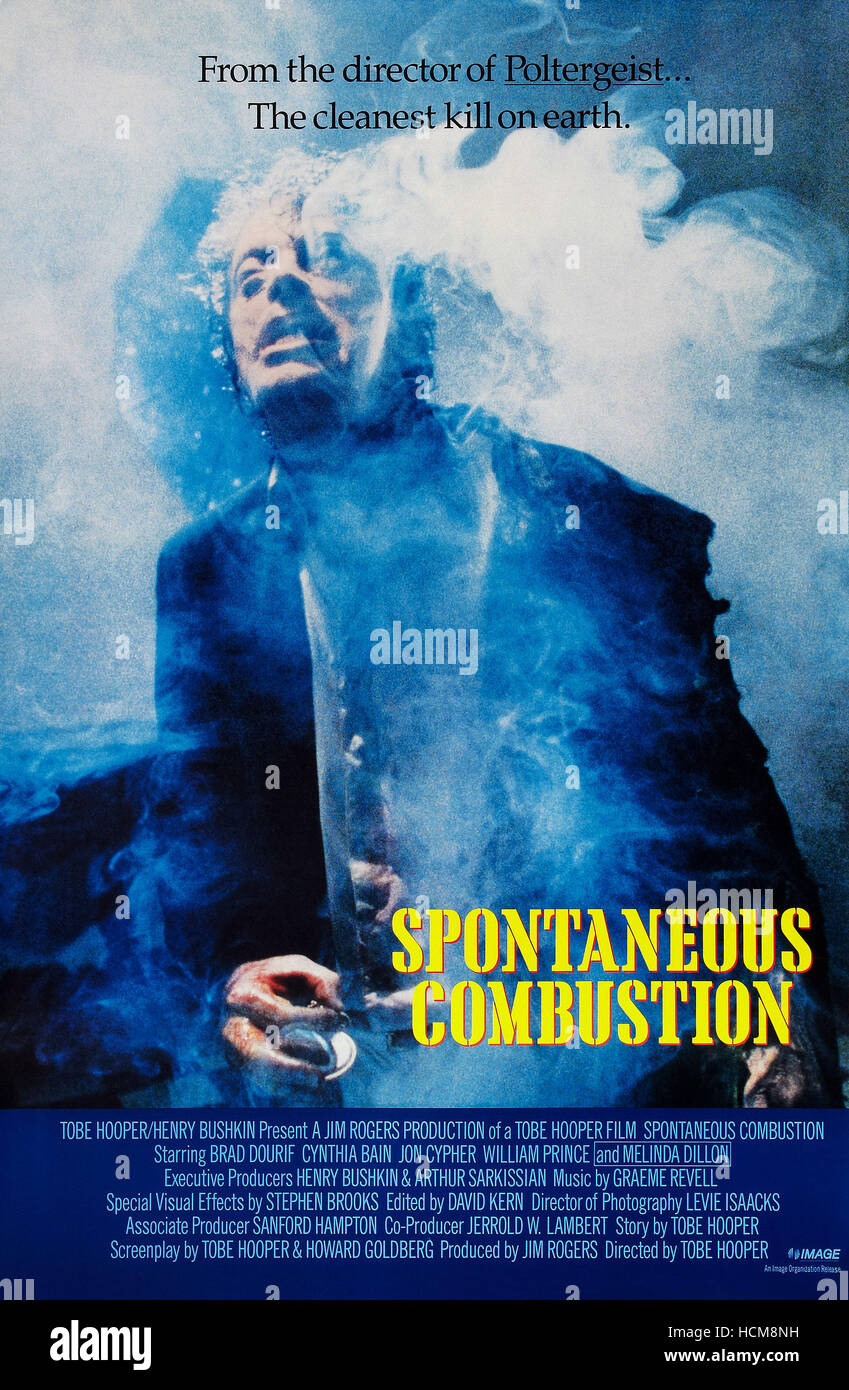 SPONTANEOUS COMBUSTION, poster art, 1990. ©Taurus Entertainment Company ...