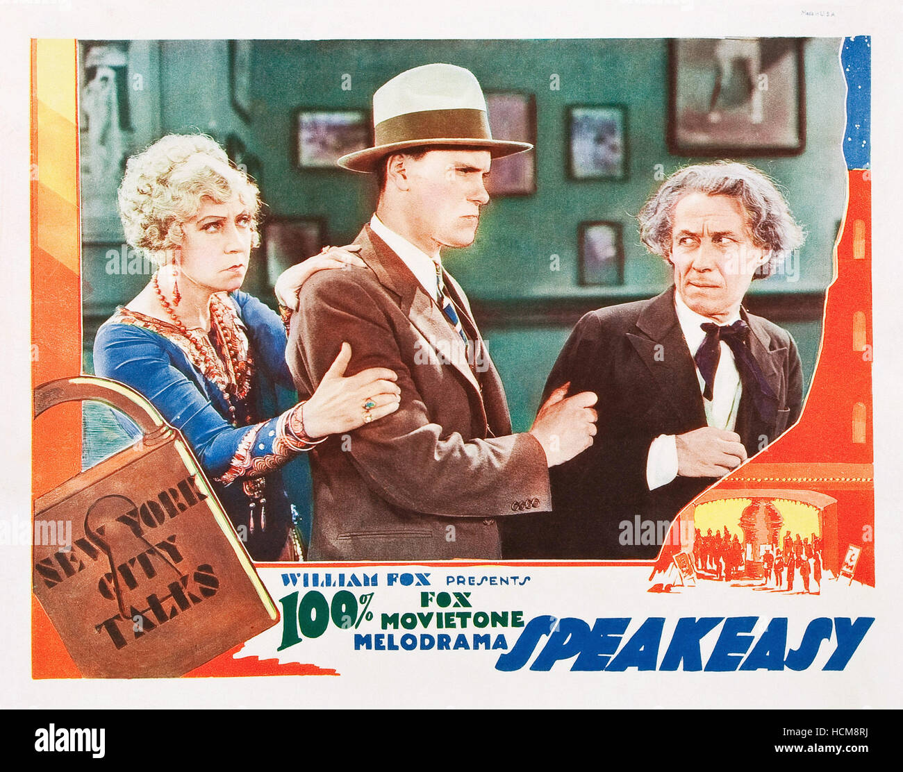 SPEAKEASY, US lobbycard, from left: Helen Ware, Warren Hymer, Henry B ...