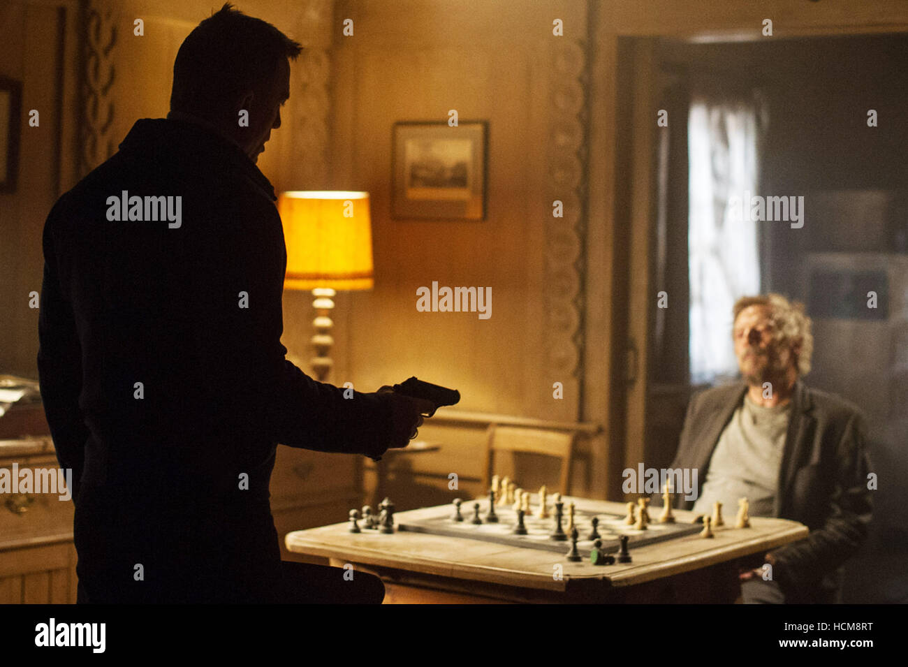 SPECTRE, from left: Daniel Craig, Jesper Christensen, 2015. ph: Susie ...