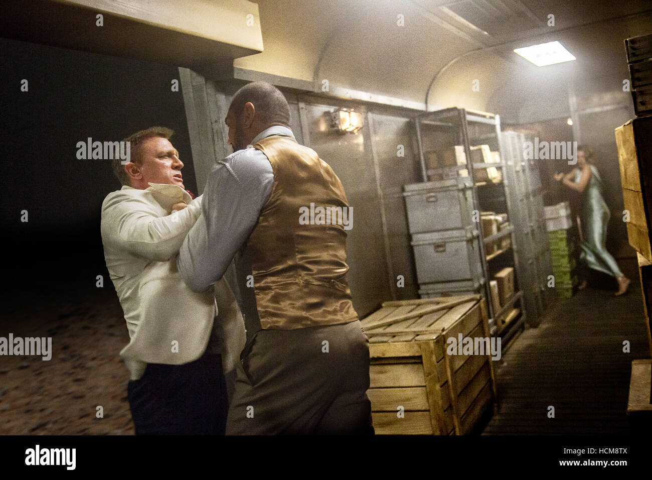 SPECTRE, from left: Daniel Craig, Dave Bautista, Lea Seydoux, 2015. ph ...