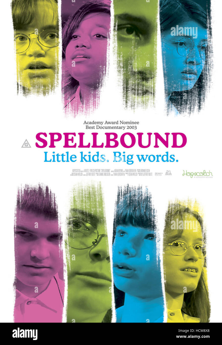 SPELLBOUND, British poster art, top from left: April DeGideo, Ashley ...
